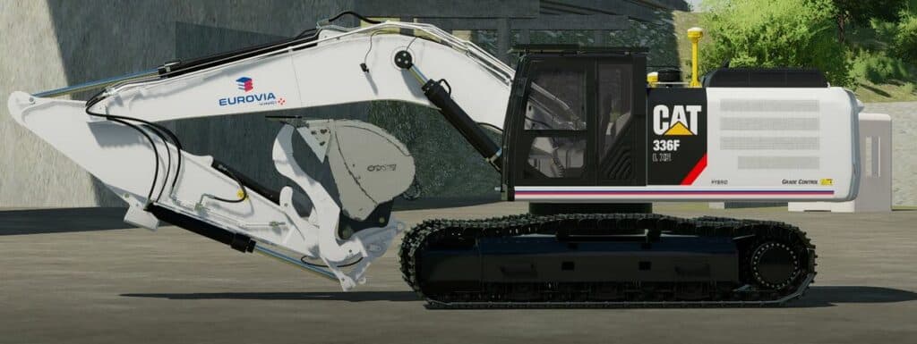 FS22 Cat 336F v1.0 - FS 22 Forklifts / Excavators Mod Download