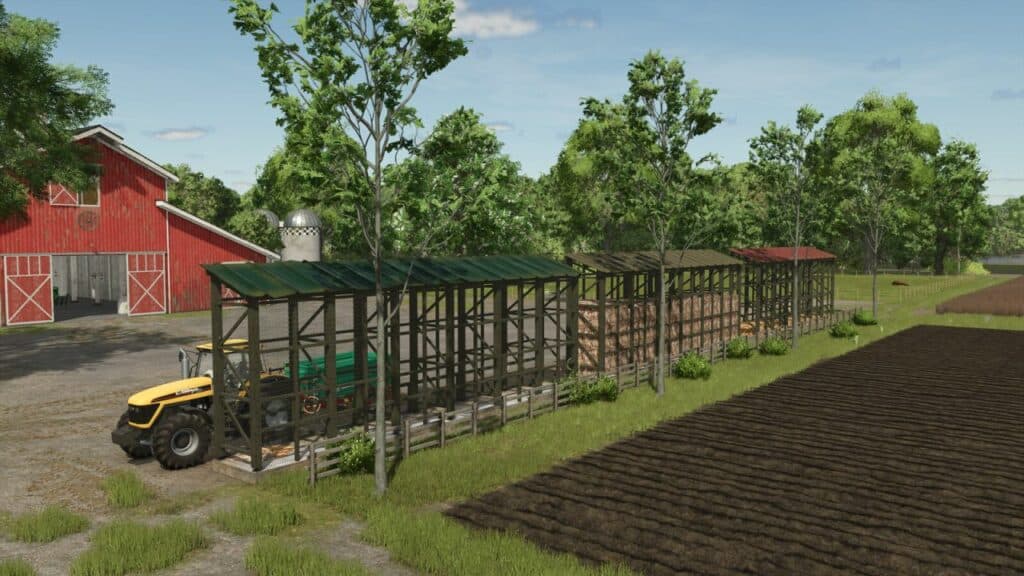 FS25 Corn Crib V1 (2) - Farming simulator 19 / 17 / 15 Mod