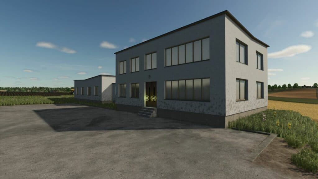 FS25 Farm Main Building V1 (2) - Farming simulator 19 / 17 / 15 Mod