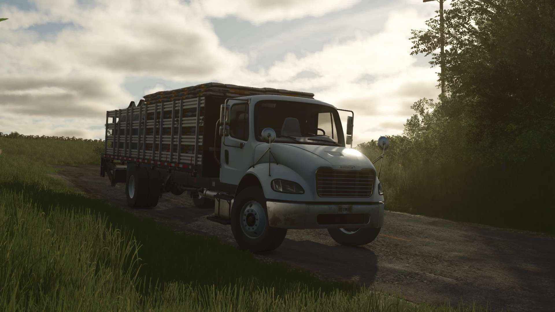 FS25 Freightliner M2 Stakebed v1.2.0.1 - FS 25 Trucks Mod Download