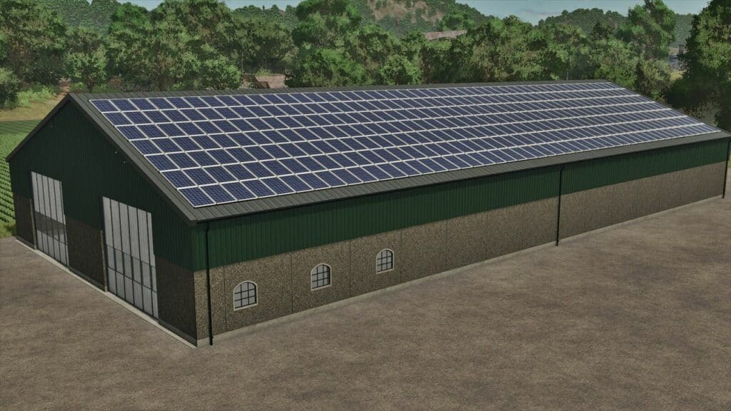 FS25 Grain Storage With Drying Floor V1.0 - FS 25 Buildings Mod Download