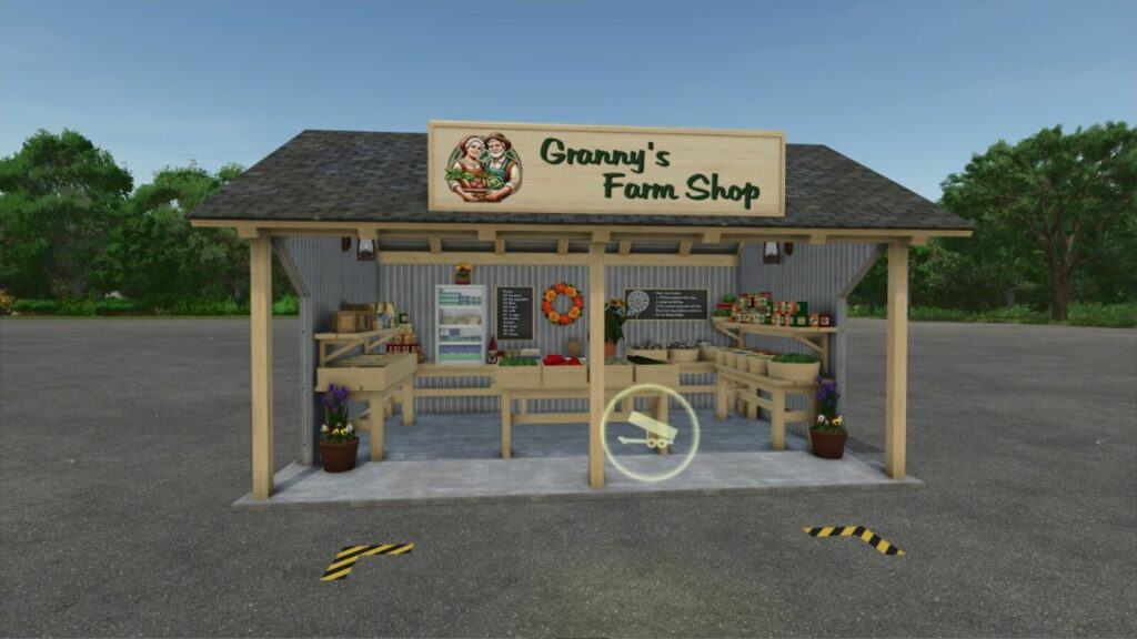 FS25 Grannys Farm Shop V1 (3) - Farming simulator 19 / 17 / 15 Mod
