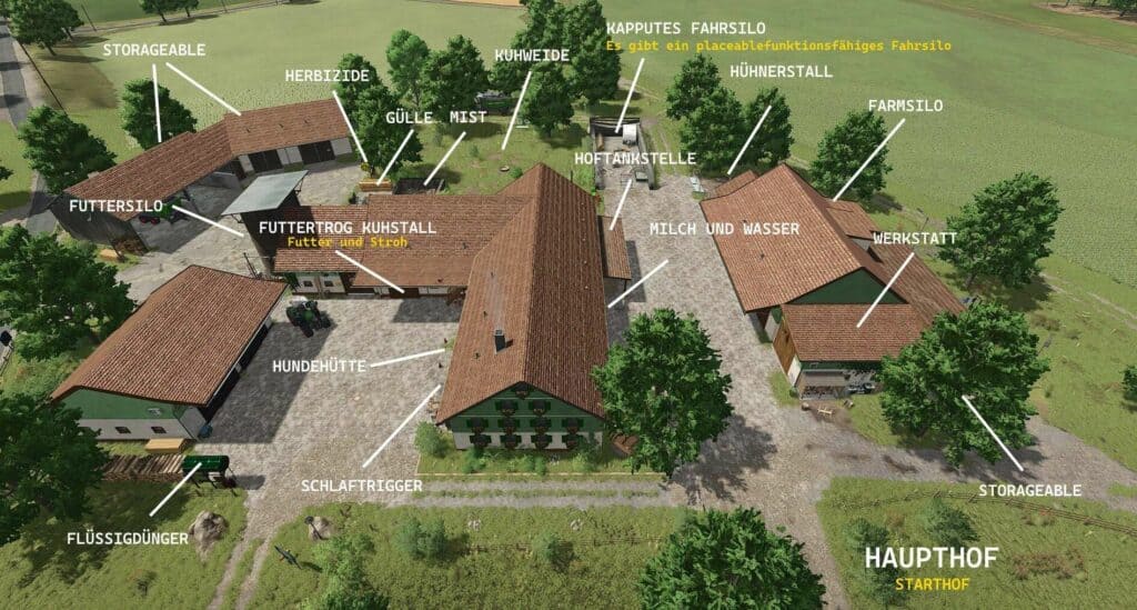 FS25 Hinterkaifeck Map v5 (4) - Farming simulator 19 / 17 / 15 Mod