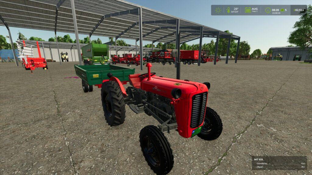 FS25 IMT 533 V1.0 - FS 25 Tractors Mod Download