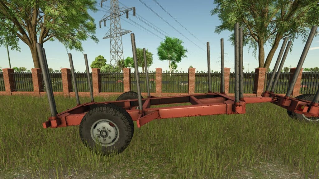FS25 IMT wood trailer V1 (3) - Farming simulator 19 / 17 / 15 Mod