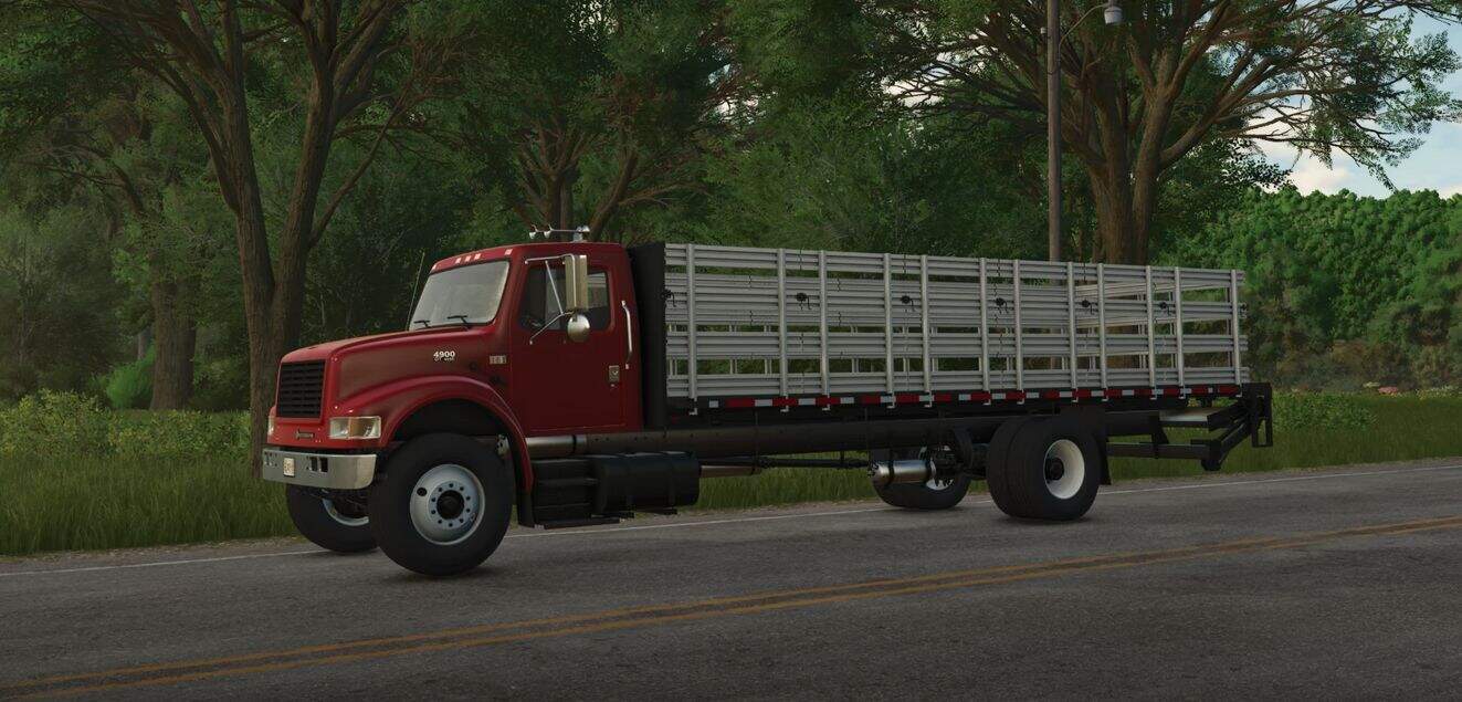 FS25 International 4900 Stakebed v1.0 - FS 25 Trucks Mod Download