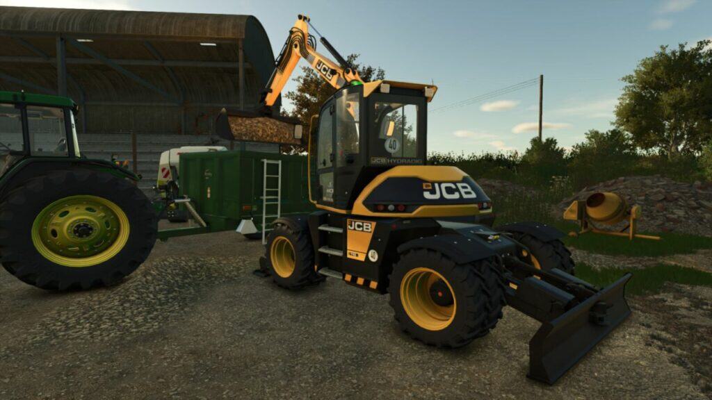 FS25 JCB Hydradig 110W V1 (3) - Farming simulator 19 / 17 / 15 Mod