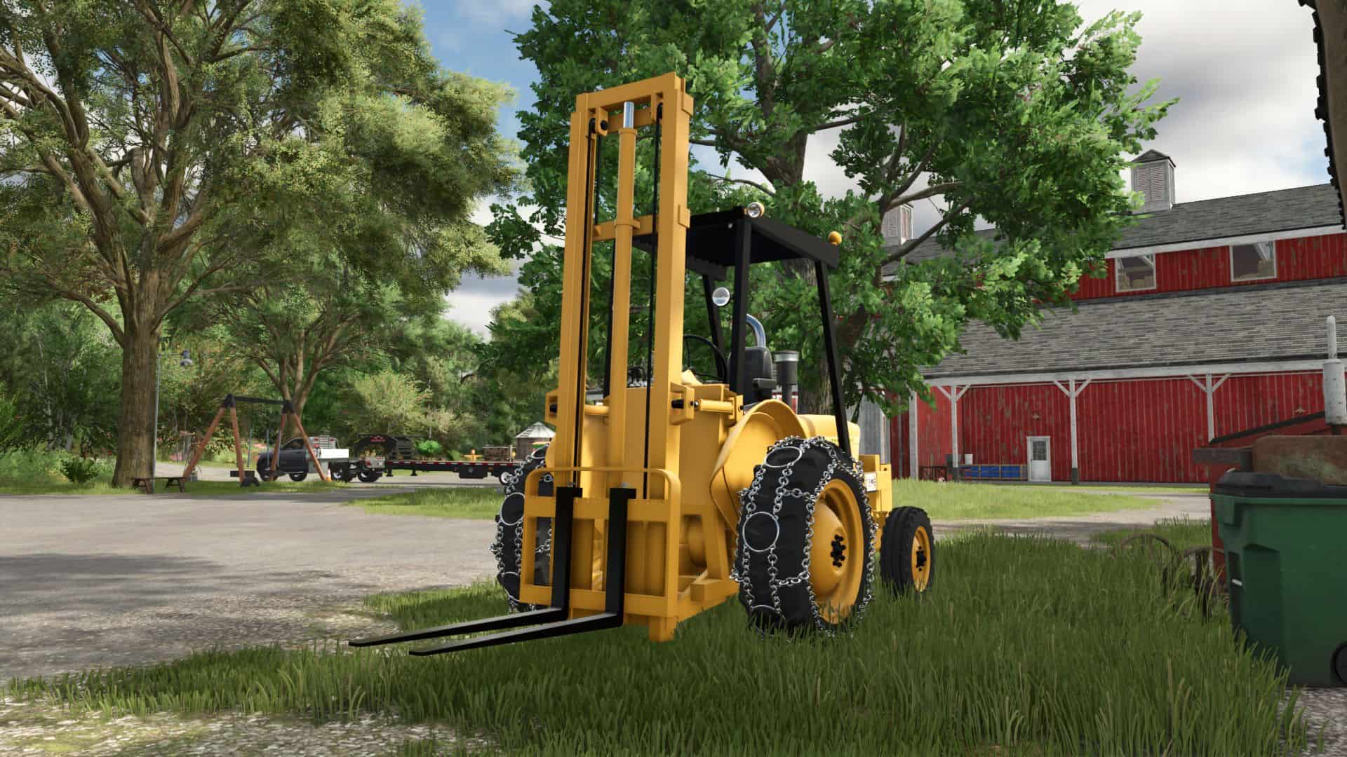 FS25 John Deere 480-B V1.0 - FS 25 Forklifts / Excavators Mod Download