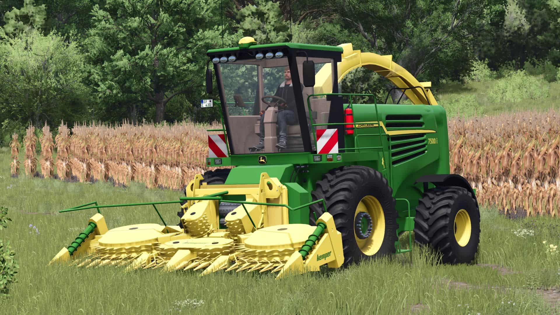 FS25 John Deere 7×00 V1.0 - FS 25 Combines Mod Download
