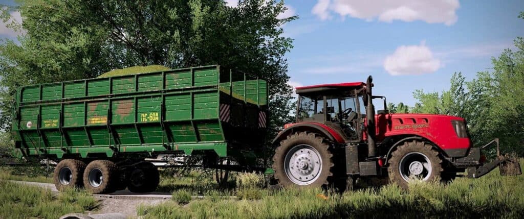 FS25 MTZ-3022 and PS-4560A v1.0 - Farming simulator 19 / 17 / 15 Mod