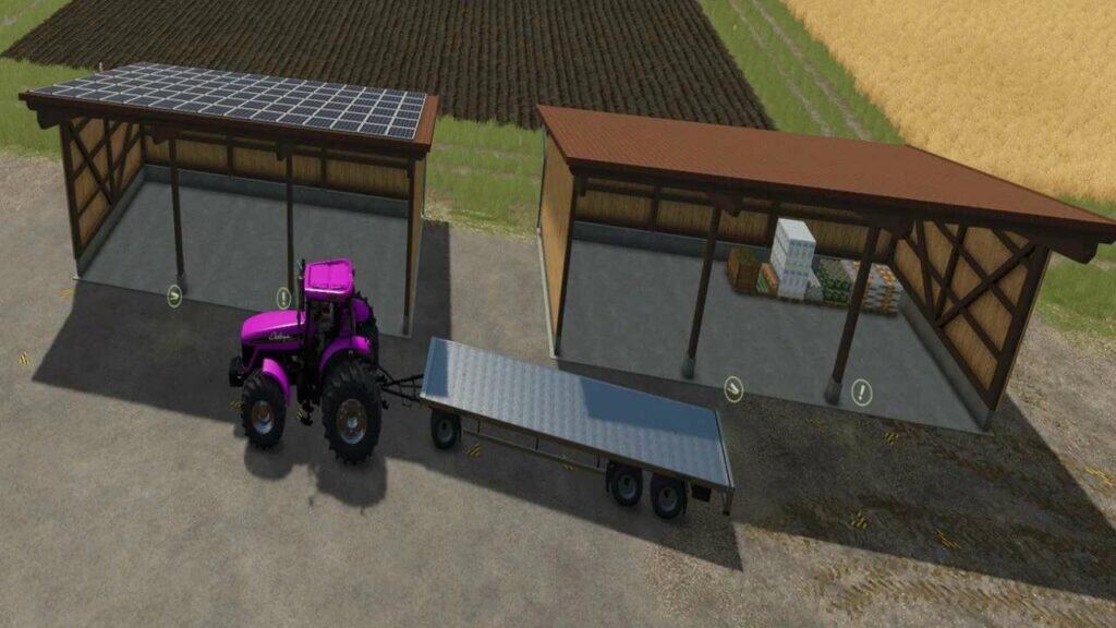FS25 Pallet warehouse v1 (2) - Farming simulator 19 / 17 / 15 Mod