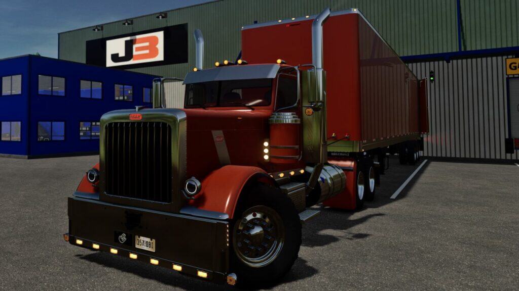 FS25 Peterbilt 389 / Manac 53 Van Edit V1.0 - FS 25 Trucks Mod Download
