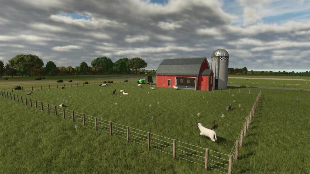FS25 Sheep Goat Barn v1 (2) - Farming simulator 19 / 17 / 15 Mod