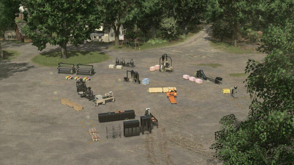 FS25 Small Production Points W Shed Option V1 (3) - Farming simulator ...