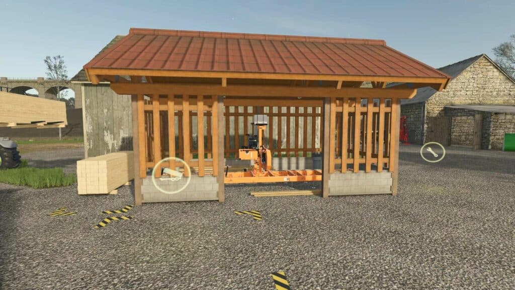 FS25 Small Sawmill v1 (5) - Farming simulator 19 / 17 / 15 Mod