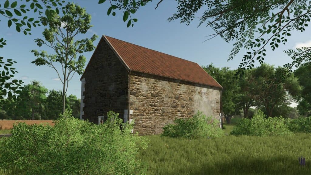 FS25 Stone Agricultural Annex V1.0 - FS 25 Buildings Mod Download