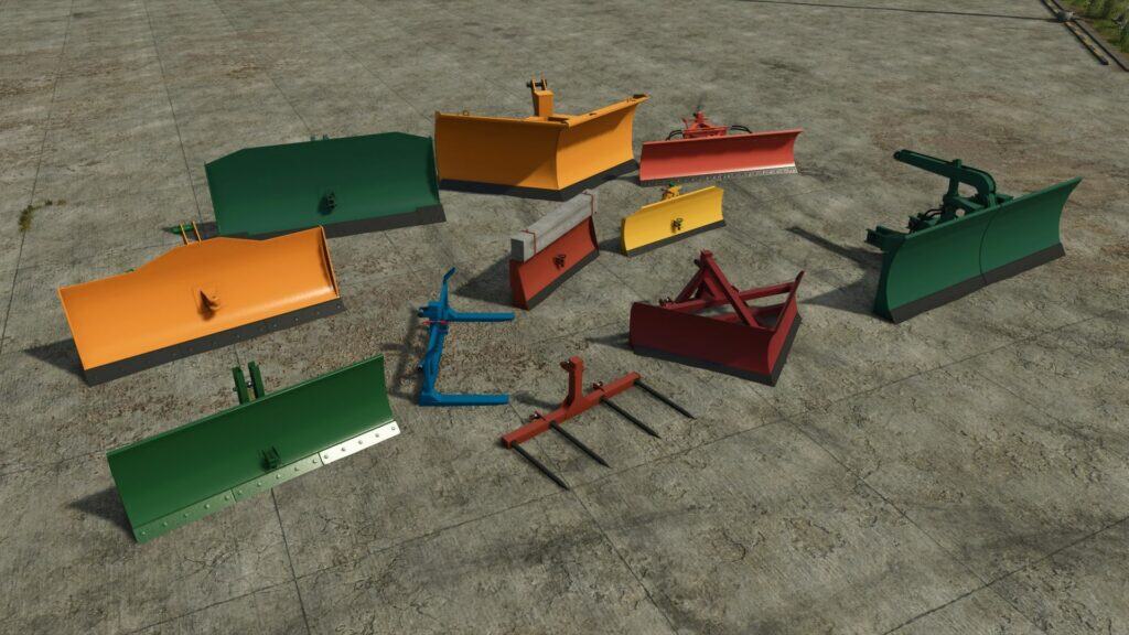 FS25 Tractor tools pack V1.0 - FS 25 Implements & Tools Mod Download