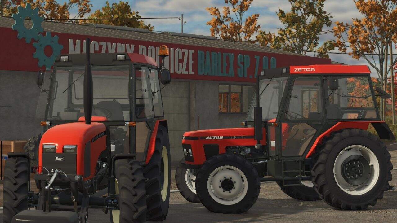 FS25 Zetor 4×4 Series 92 Pack V1.0.1 - FS 25 Tractors Mod Download