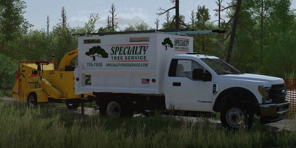 FS22 Tree Care Trucks Pack v1.0. - FS 25 Vehicles Mod Download