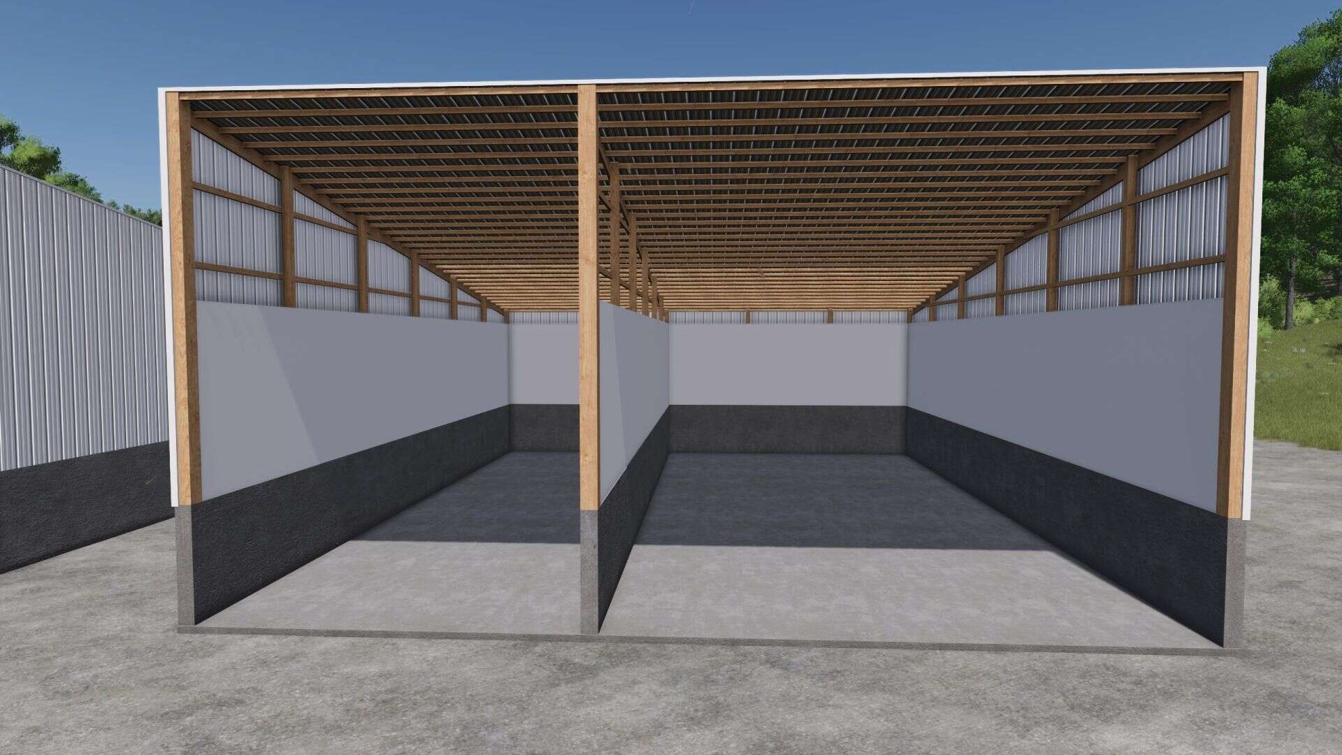 FS25 48×55 Commodity Barn V1.0 - FS 22 Buildings Mod Download