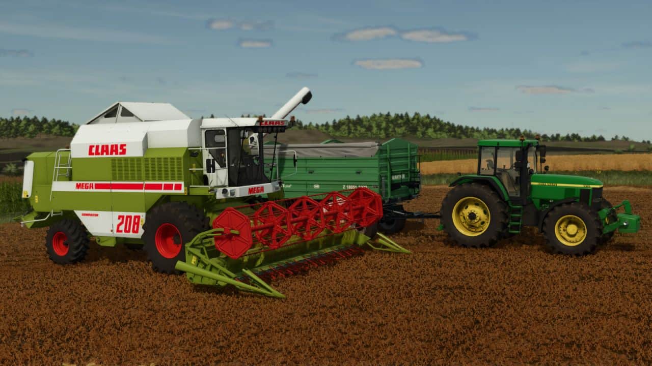 FS25 CLAAS MEGA 208/218 V1.0 - FS 25 Combines Mod Download