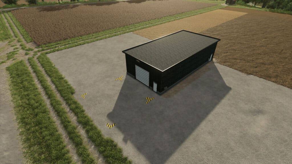 FS25 Corrugated iron warehouse V0 (1) - Farming simulator 19 / 17 / 15 Mod