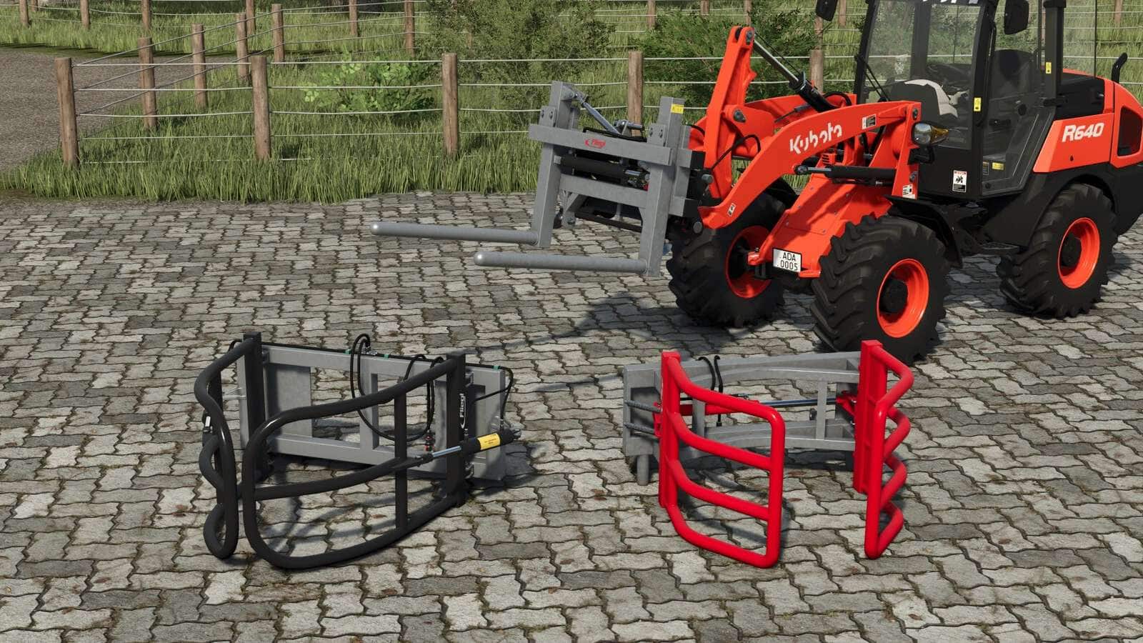 FS25 Fliegl Bale Tools Pack v1.0 - FS 25 Implements & Tools Mod Download