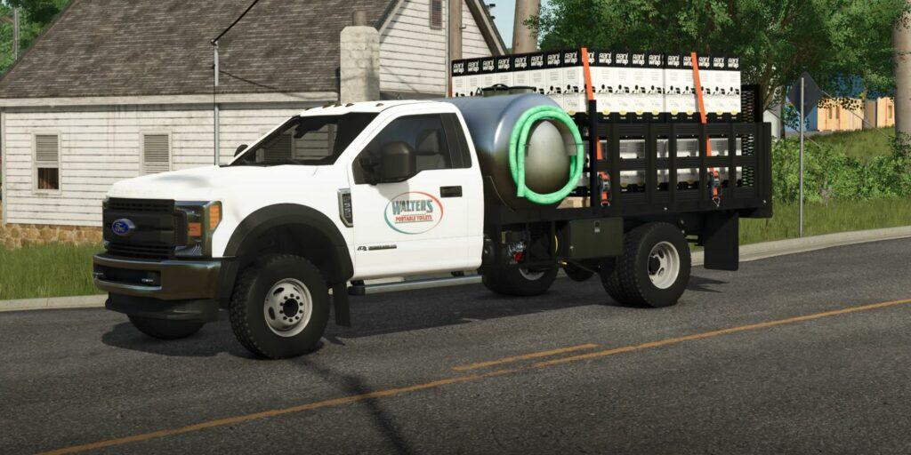 FS25 Ford F550 v1 (1) - Farming simulator 19 / 17 / 15 Mod