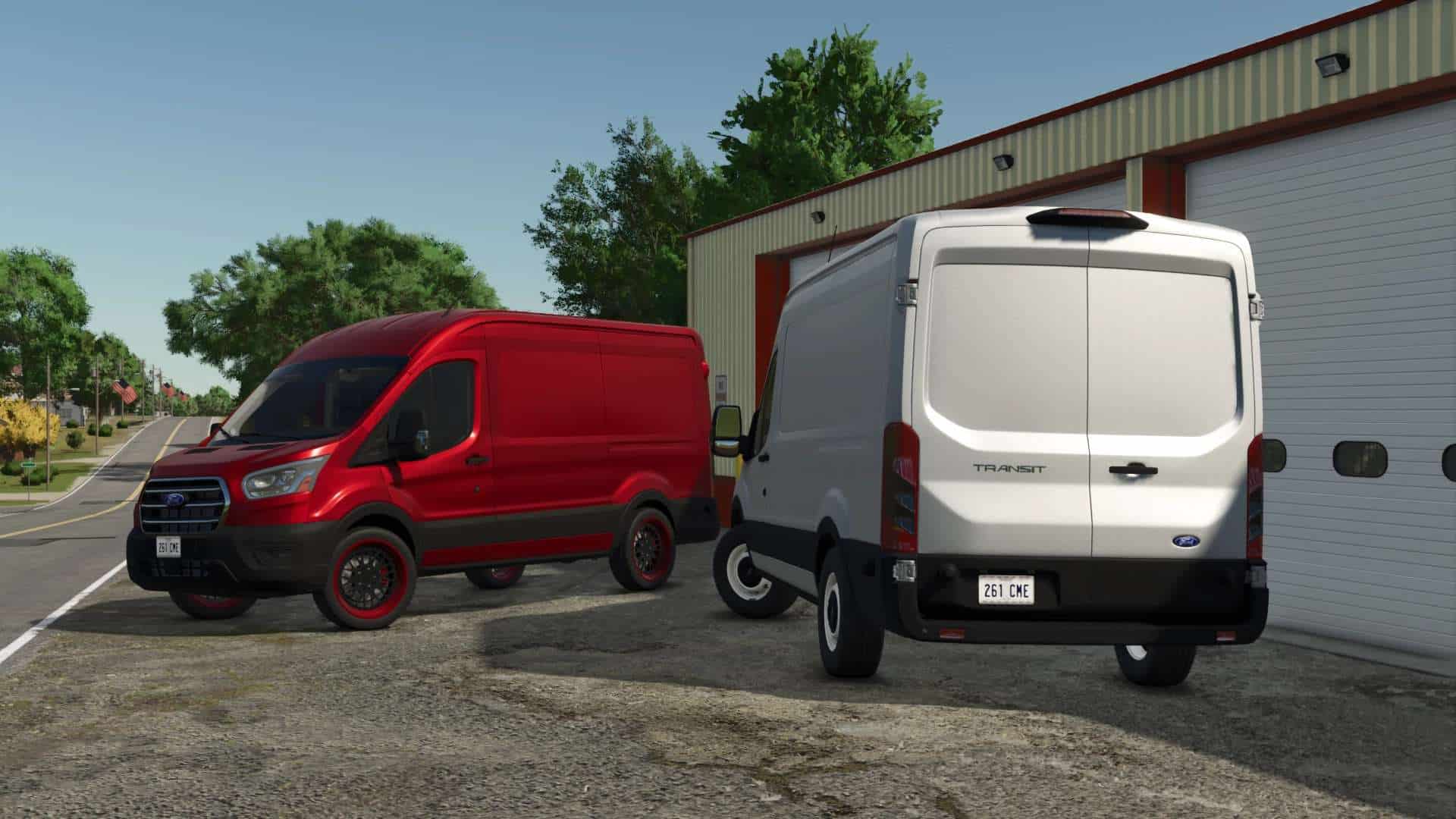 FS25 Ford Transit MK8 v1 (8) - Farming simulator 19 / 17 / 15 Mod