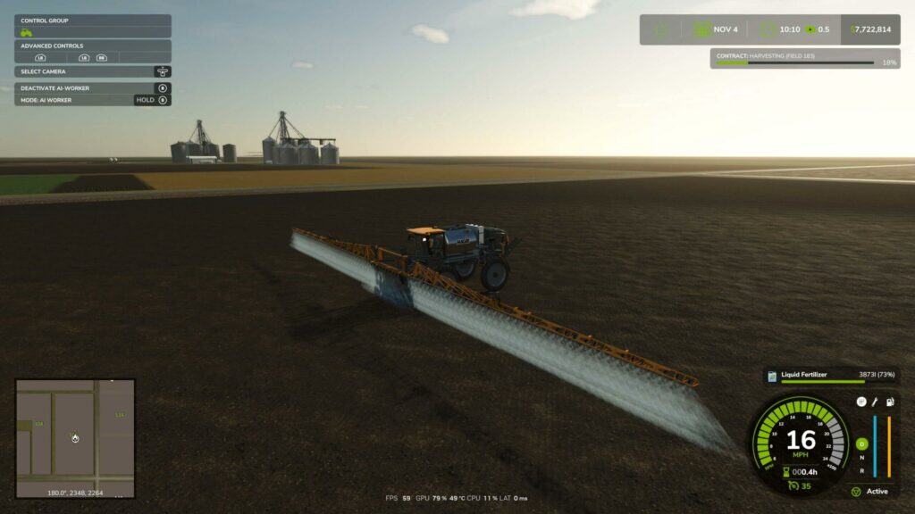 FS25 Hagie Sprayer V1 (4) - Farming simulator 19 / 17 / 15 Mod