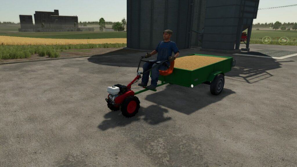 FS25 Honda Rotary hoe tractor V1.0 - FS 25 Vehicles Mod Download