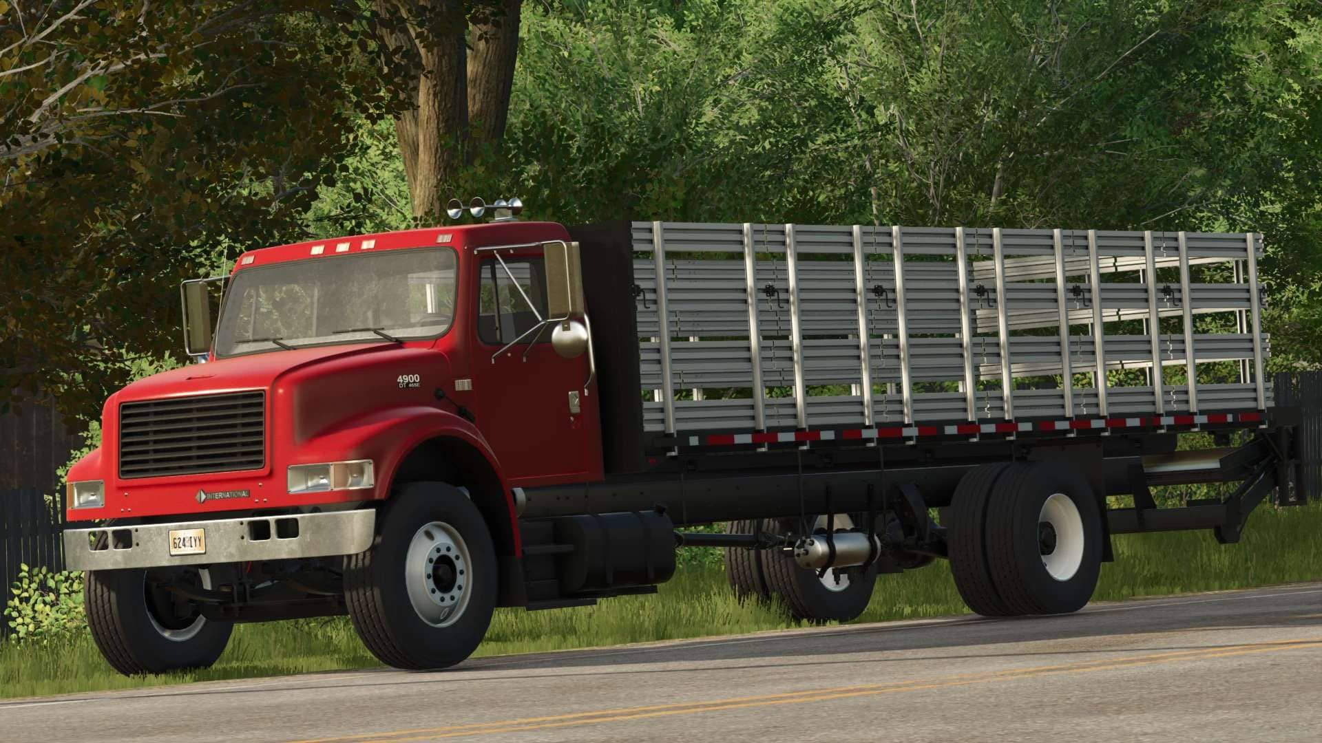 FS25 International 4900 Stakebed v1.1 - FS 25 Trucks Mod Download