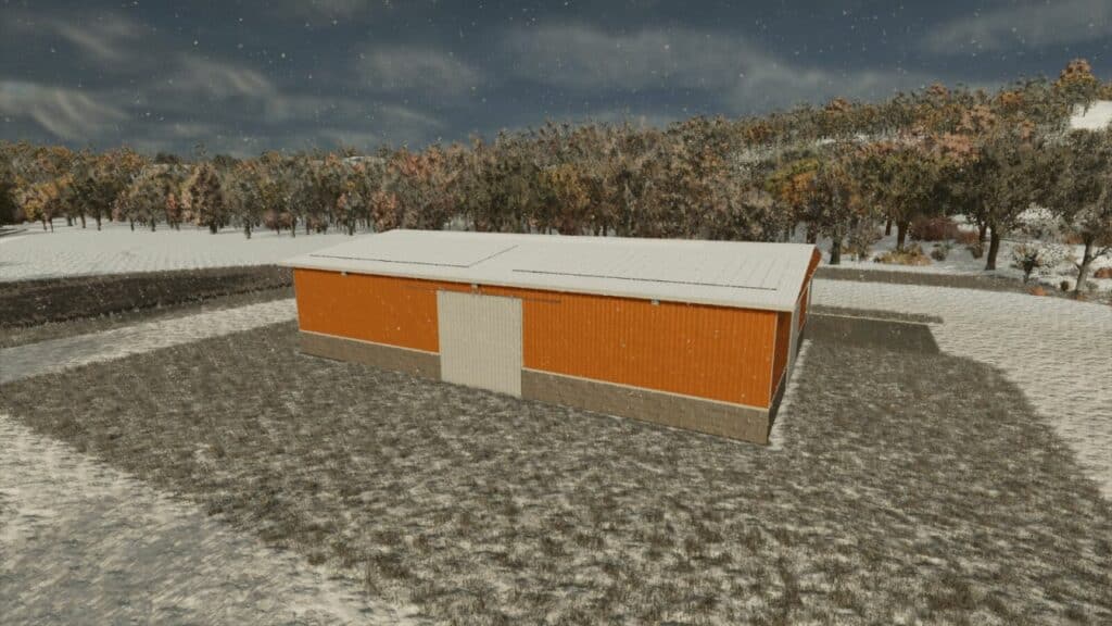 FS25 Large Machine And Implement Shed V1.0 - FS 25 Buildings Mod Download