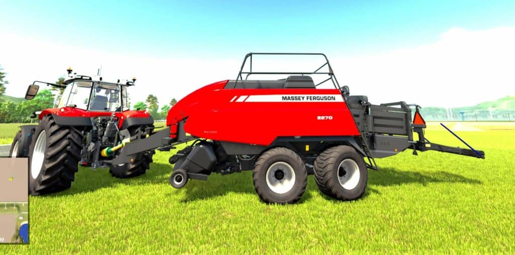 FS25 Massey Ferguson 2270 Bailer USA v1 (1) - Farming simulator 19 / 17 ...
