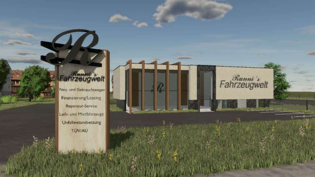 FS25 Runni’s vehicle world Car Dealership V1.0 - Farming simulator 19 ...