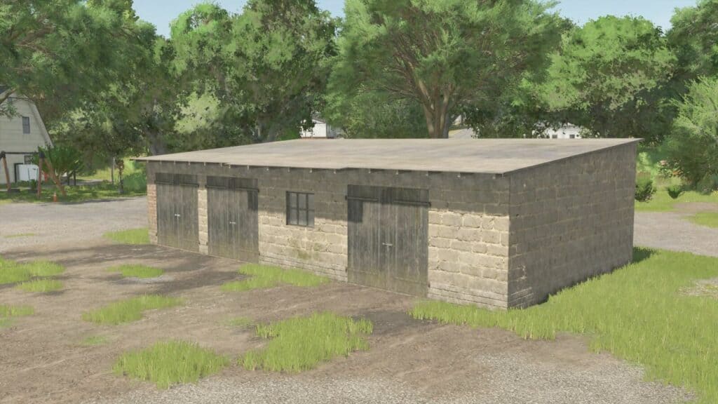 FS25 Small Garage V1.0 - FS 25 Buildings Mod Download
