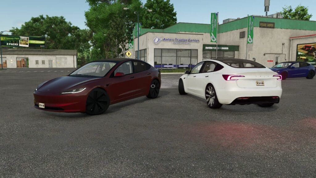 FS25 Tesla Model 3 2025 V1.6 - FS 25 Cars Mod Download