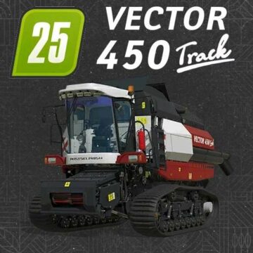 FS25 Vector 450 Track v1.0 - FS 25 Combines Mod Download