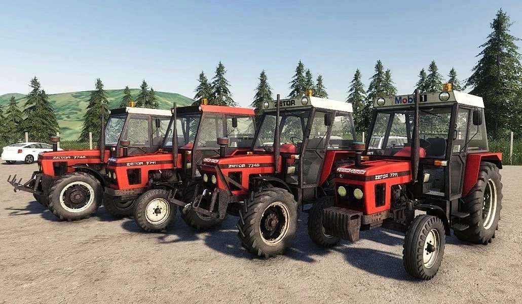FS25 Zetor 7711-7745 Seria IC v1.0 - Farming simulator 19 / 17 / 15 Mod