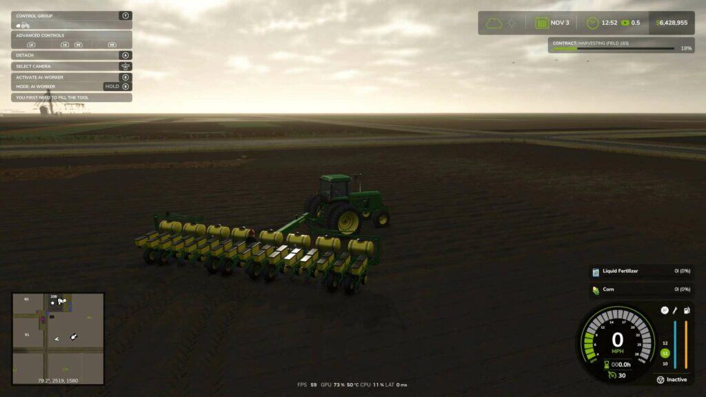 FS25 John Deere 16r30 Planter v1.0 - FS 25 Implements & Tools Mod Download