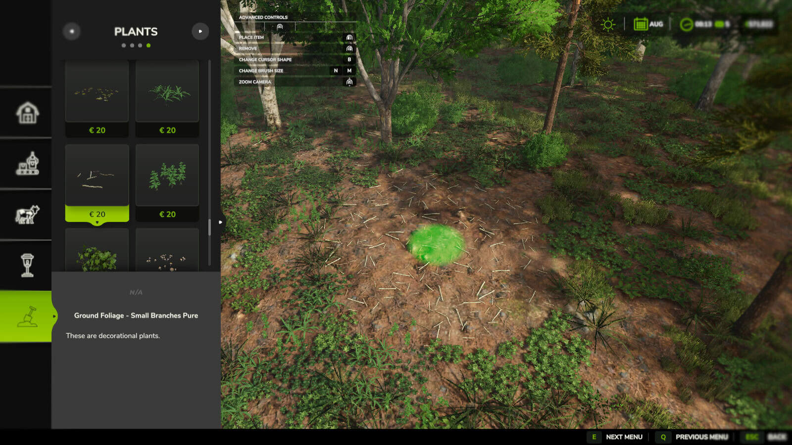 FS25 All Decorative Foliage v1.0 - FS 25 Other Mod Download