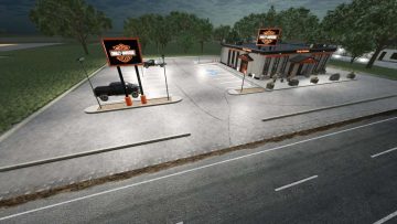 FS25 Harley Davidson Dealership v1 (1) - Farming simulator 19 / 17 / 15 Mod