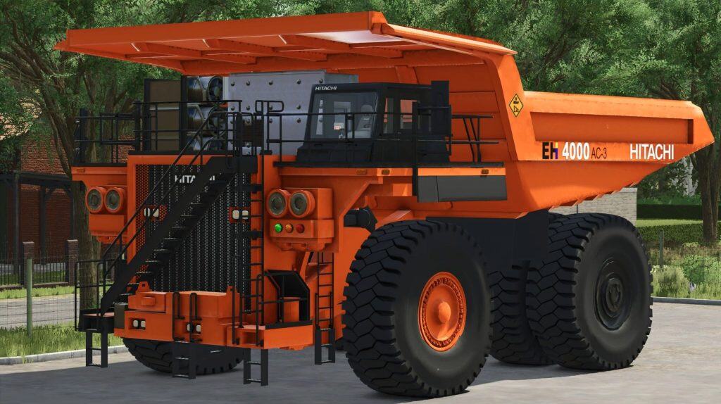FS25 Hitachi EH 4000 AC3 v1.0 - FS 25 Trucks Mod Download