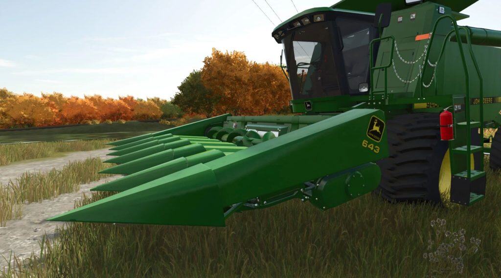 FS25 John Deere 43 Series Corn Heads v1.0 - FS 25 Cutters Mod Download