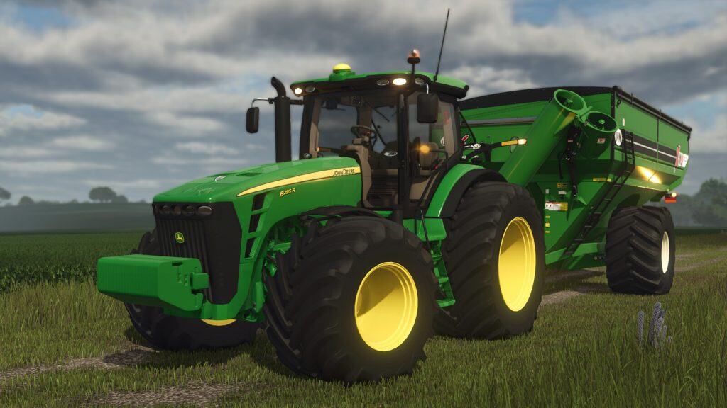FS25 John Deere 8R (2009-2011) Series v1 (4) - Farming simulator 19 / 17 / 15 Mod