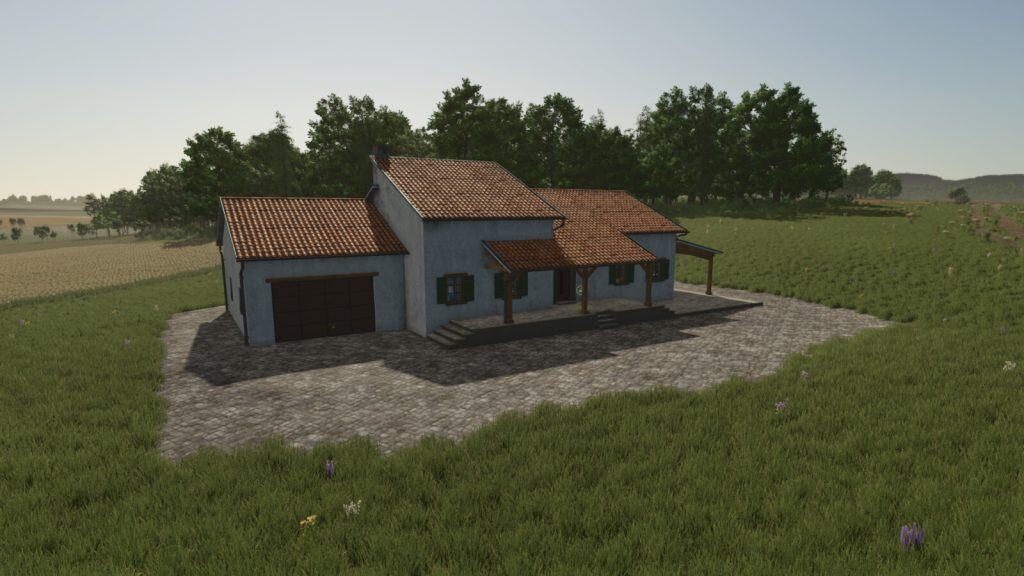 FS25 Mediterranean Farmhouse v1 (1) - Farming simulator 19 / 17 / 15 Mod