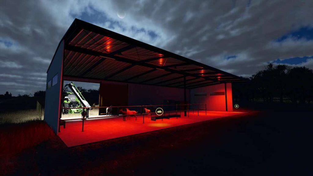 FS25 Modern Metal Sheep Barn v1 (3) - Farming simulator 19 / 17 / 15 Mod