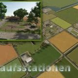 FS25 NF Marsch 4fach Mod Map v1.5.2 - FS 25 Maps Mod Download