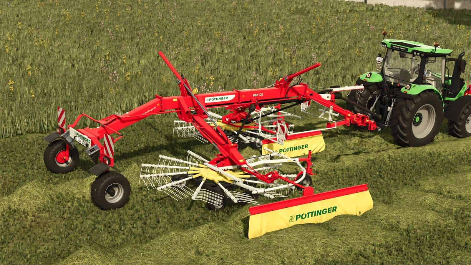 FS25 Pöttinger TOP 722 v1.0 - FS 25 Implements & Tools Mod Download
