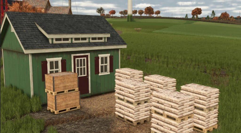 FS25 Refined Wood Chips And Sawdust Factory v1 (2) - Farming simulator ...